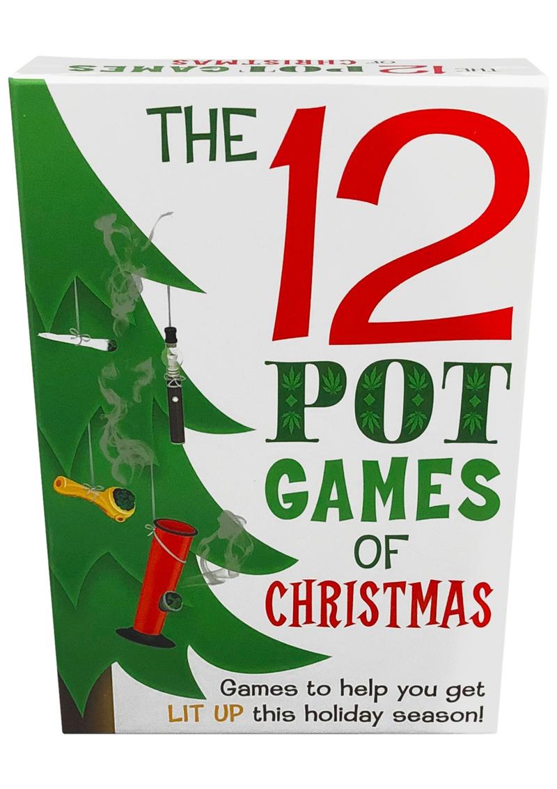 The 12 Pot Games of Christmas - 420 Marijuana Holiday Party Game Kit ...